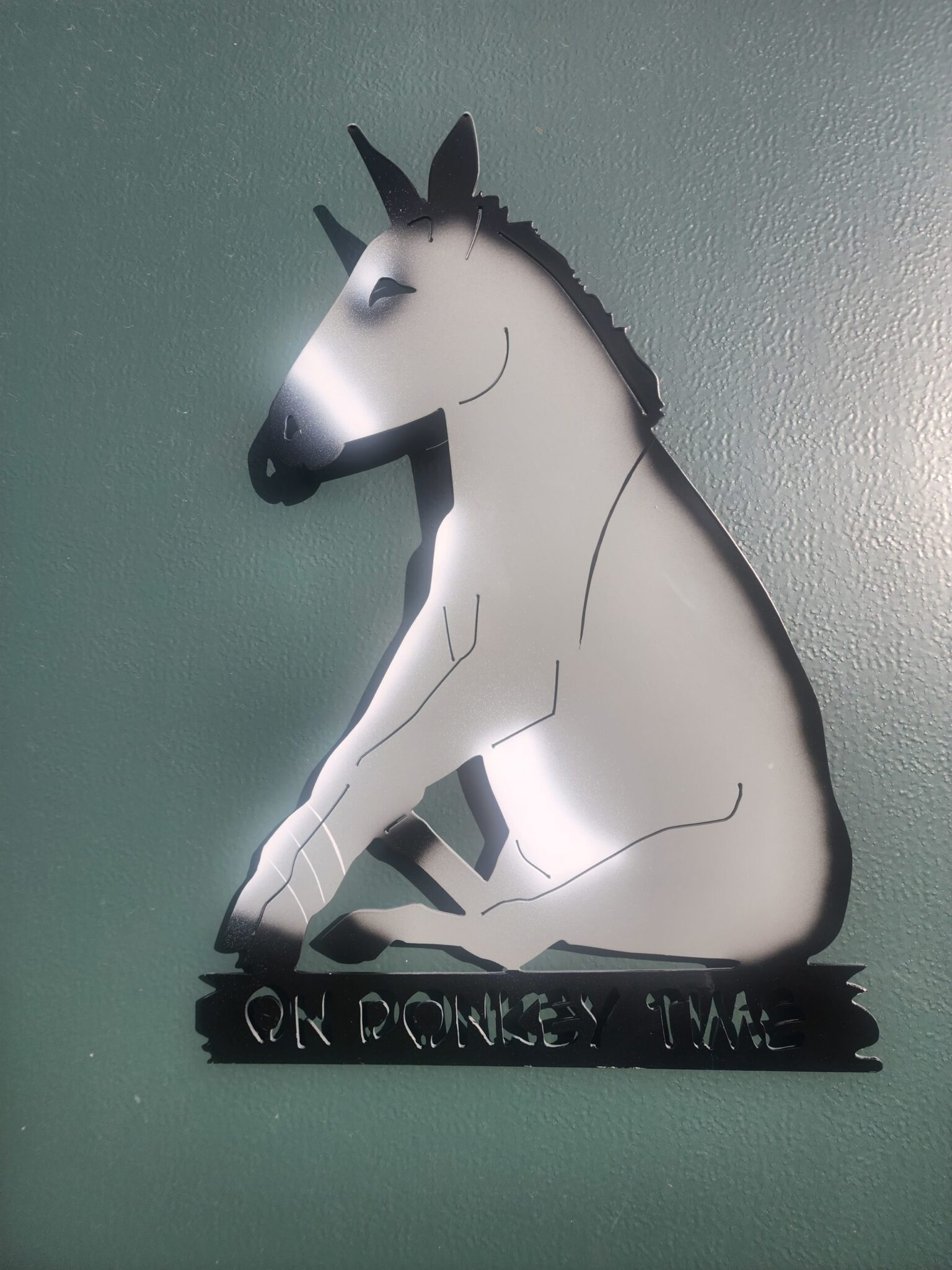 On Donkey Time Sign - Donkey Whisperer Farm