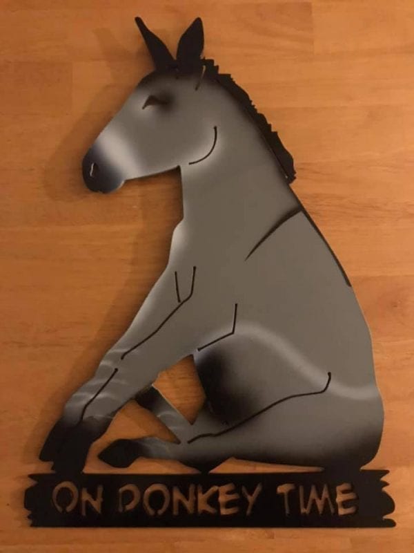 On Donkey Time ® Sign - Donkey Whisperer Farm