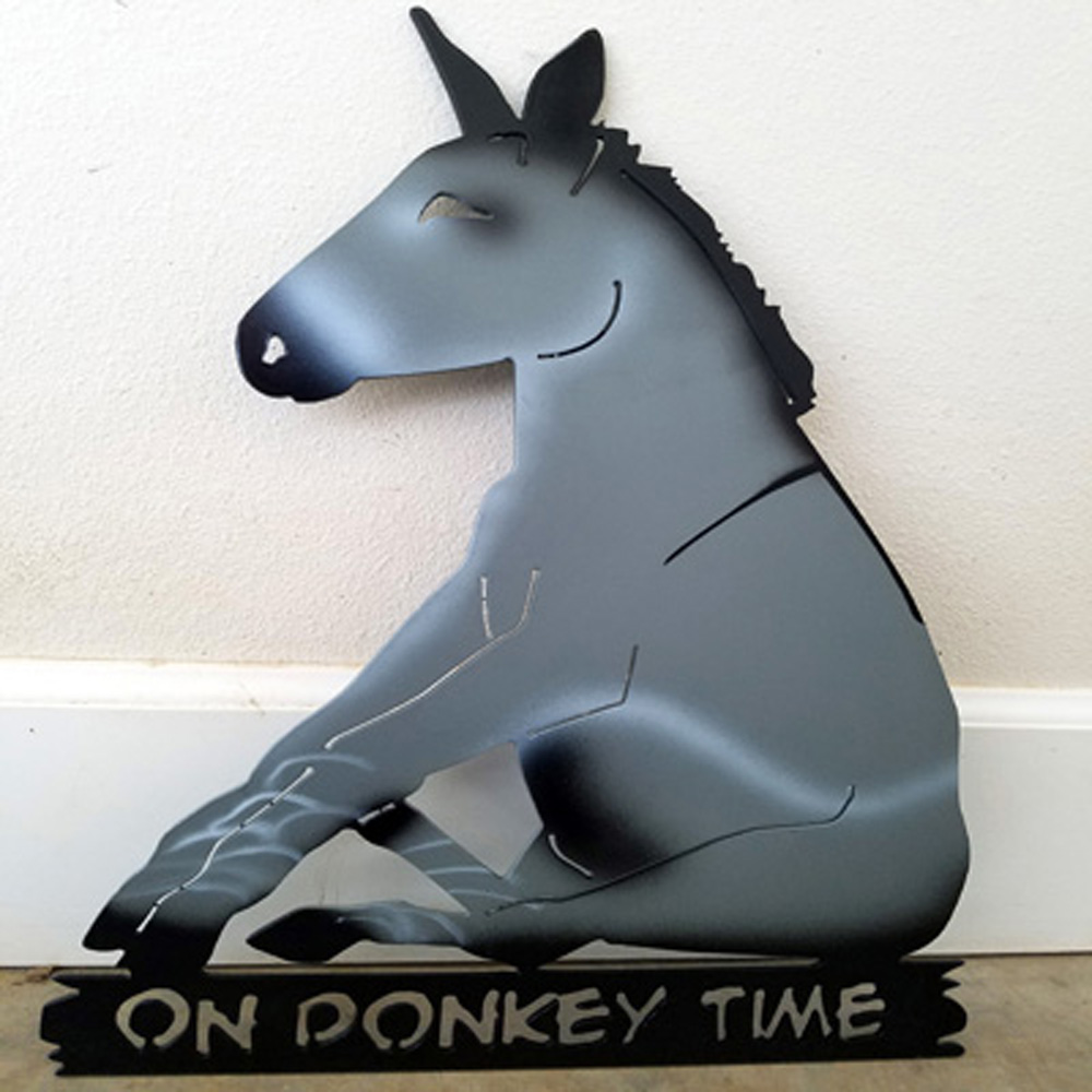 On Donkey Time ® Sign - Donkey Whisperer Farm